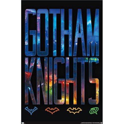 Trends International Dc Comics Gotham Knights - Logos Unframed Wall ...