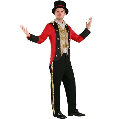 Halloweencostumes.com Large Men Scary Ringmaster Costume For Men, Black ...