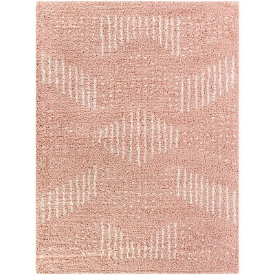 5'3"x7' Bella Rainbow Cloud Shag Kids' Rug Pink - Balta Rugs : Target