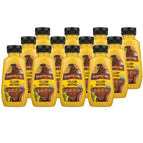 Organicville Organic Yellow Mustard - Case Of 12/12 Oz : Target