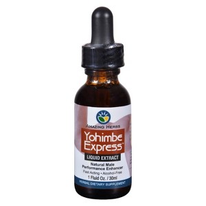 Amazing Herbs Yohimbe Express Liquid Extract Herbal Dietary Supplement ...