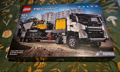 Lego Technic Volvo Fmx Truck & Ec230 Electric Excavator Building Toy ...