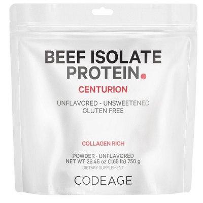 Codeage Grass-fed Beef Isolate Protein Powder Supplement, 20 Amino ...