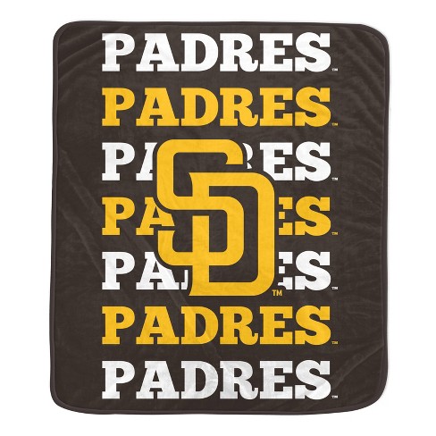 Mlb San Diego Padres Repeat Refresh Ultra Soft Blanket : Target