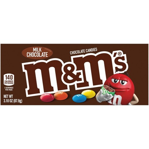 M&m's Milk Chocolate Candy - 3.1oz : Target