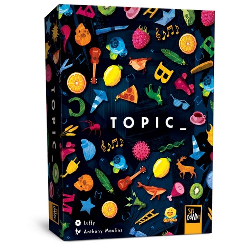 Topic_ - Card Game, Choatic Party Word Game 8+ : Target