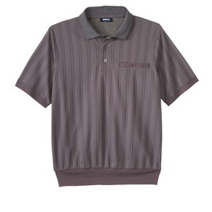Kingsize Men's Big & Tall Banded Bottom Polo Shirt - Xl, Steel : Target