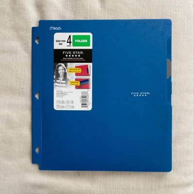 Mead Five Star 4 Pocket Solid Paper Folder (colors May Vary) : Target