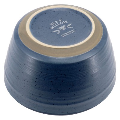 Gibson Milbrook 6 Piece 6 Inch Stoneware Cereal Bowl Set in Blue ...