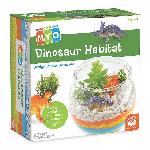 Mindware Make Your Own Sand-art Dinosaur Habitat – 12 Piece Kit – Ages ...