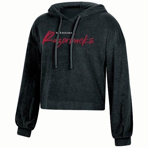 Ncaa Arkansas Razorbacks Women's Terry Hooded Sweatshirt - L : Target