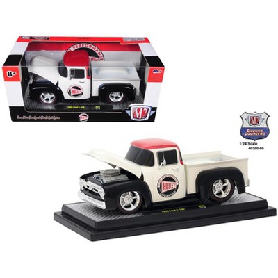 1956 Ford F-100 Pickup Truck Matt Black "lunati Bootlegger" Limited ...