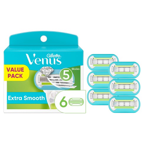 Venus Extra Smooth Women's Razor Blade Refills - 6ct : Target