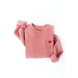 Women's Xoxo Graphic Sweatshirt - Oat Collective : Target