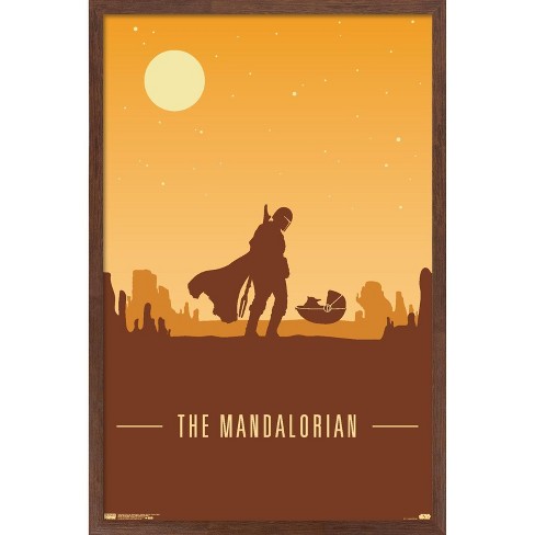 Trends International Star Wars: The Mandalorian - Mando And The Child ...