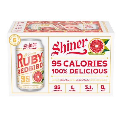 Shiner Ruby Redbird Grapefruit Beer - 6pk/12 Fl Oz Cans : Target