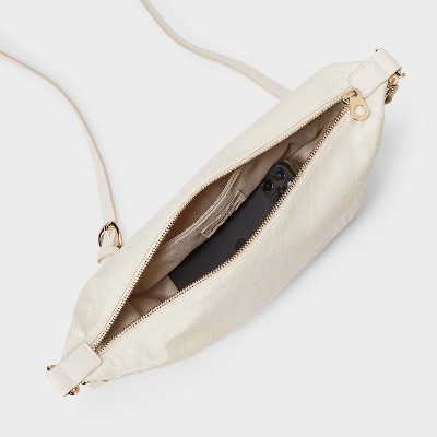Essential Sling Crossbody Bag - Universal Thread™ Off-White: Detachable ...