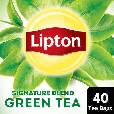 Lipton Green Tea Bags Lemon - 20ct/0.92oz : Target