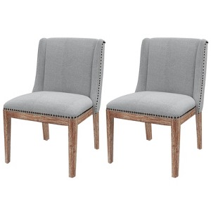 Ora Maison Upholstered Fabric Dining Chair – French Country Side Chair ...