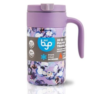 Byo 20 Oz Insulated Travel Mug, Stainless Steel Desk Mug with Handle ...