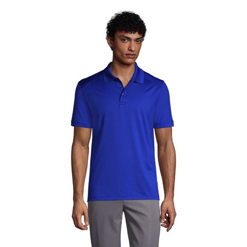 Lands' End School Uniform Men's Short Sleeve Rapid Dry Polo Shirt ...