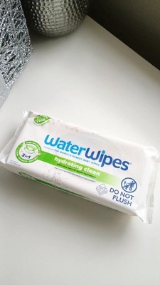 WaterWipes Sensitive+ Hydrating Boost Wipes, 3-In-1 Cleans, 99% Water ...