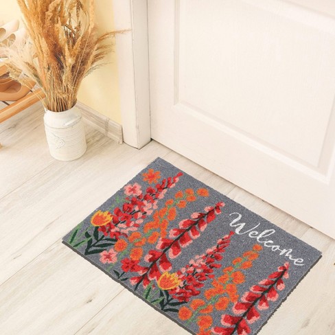 Evideco French Home Goods Sheltered Coir Doormat 30x18 Inch : Target