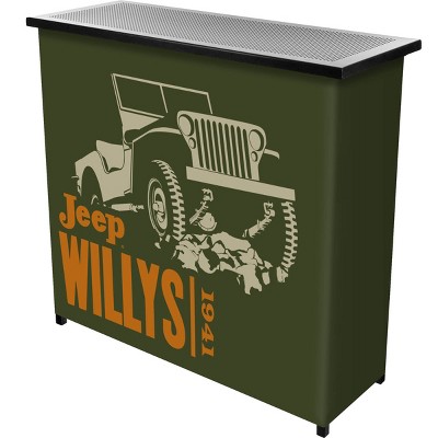 Jeep Willys Green 2-shelf Portable Bar : Target