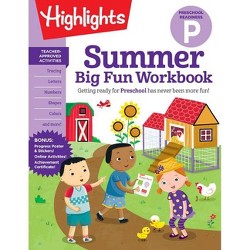 Big Fun Preschool Activity Book (workbook) (paperback) : Target