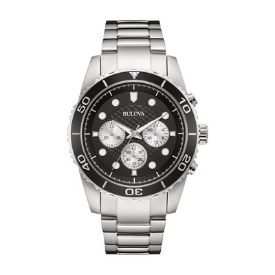 Bulova Men's Classic Sport 6 Hand Chronograph Quartz Watch, Luminous ...