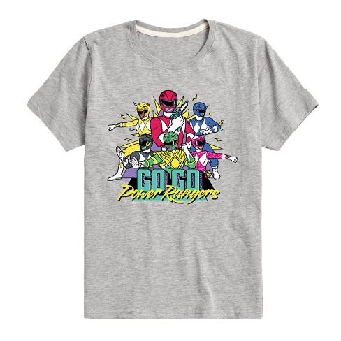 Boys' - Power Rangers - Go Go Group Short Sleeve Graphic T-shirt : Target