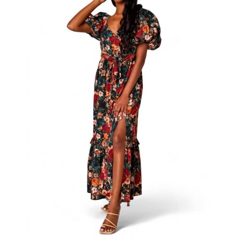 Women's Sydney Puff Sleeve Maxi Dress - Buddylove : Target