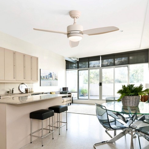 Homlux 46" Ceiling Fan With Light & Remote Control & Timer Quiet Fan ...