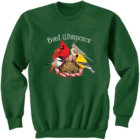 Collections Etc Bird Whisperer Graphic Crewneck Sweatshirt Xx-large ...