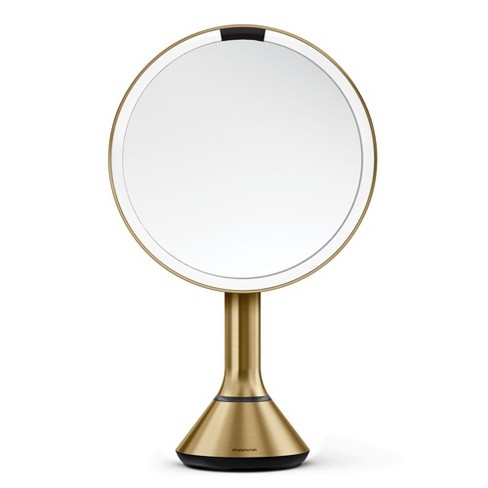 Simplehuman 8" Round Sensor Makeup Mirror With Touch-control Dual Light ...