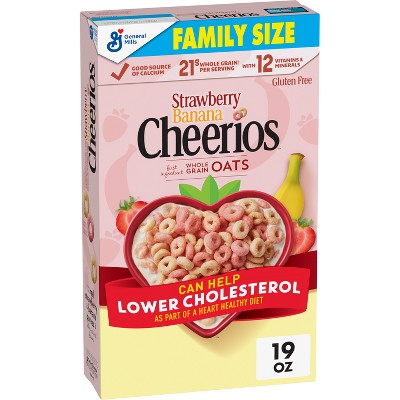 Cheerios Veggie Blends Apple Strawberry Family Size Cereal - 18oz : Target