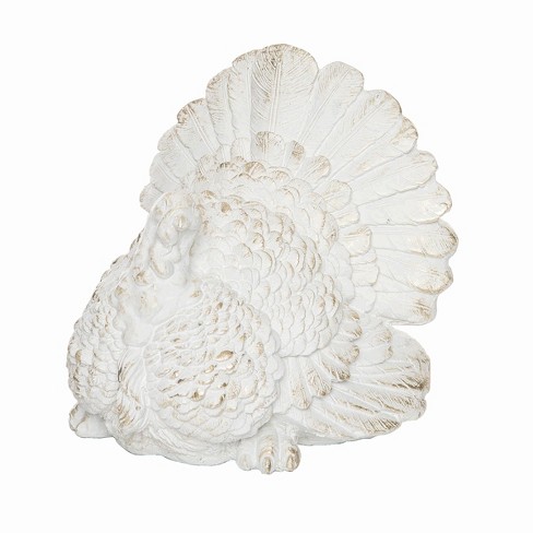 Gallerie Ii Large Champagne & White Turkey Figurine : Target