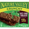 Nature Valley Crunchy Oats 'n Dark Chocolate Granola Bars - 12ct : Target