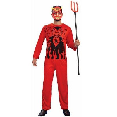 Halloweencostumes.com Medium Adult Red Suit Devil Costume, Red : Target
