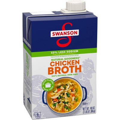 Swanson Gluten Free Low Sodium Chicken Broth – 48 fl oz – Target ...