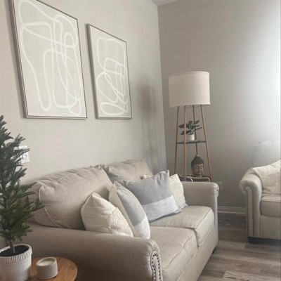 Shelf Floor Lamp Black/natural - Threshold™ : Target