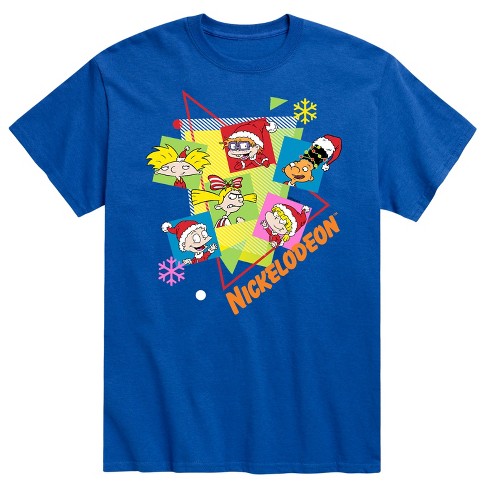 Men's Nickelodeon Nick 90's Holiday Short Sleeve Graphic T-shirt ...