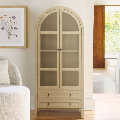 Tall Storage Cabinet With 8 Doors And 4 Shelves, White-modernluxe : Target