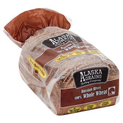 Alaska Grains Russian River 100% Whole Wheat Bread - 24oz : Target