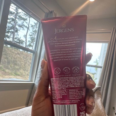 Jergens Natural Glow Melanin Glow Body Lotion - Bronze - 7 Fl Oz : Target