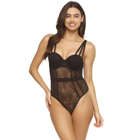 Jezebel By Felina Women's Anika Lace Bodysuit : Target