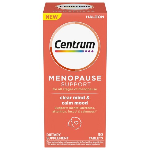 Centrum Menopause Support Clear Mind And Mood Vitamin Tablets - 30ct ...