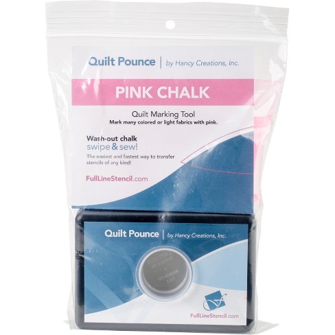 Hancy Quilt Pounce Pad W/chalk Powder-4oz Pink : Target