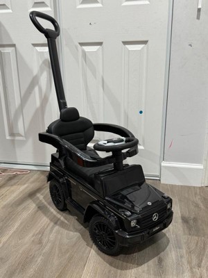 Best Ride On Cars Kids Outdoor Stroller Mercedes G-wagon 3-in-1 Push ...