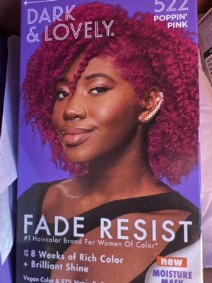 Dark And Lovely Fade Resist Rich Conditioning Hair Color - 522 Poppin ...